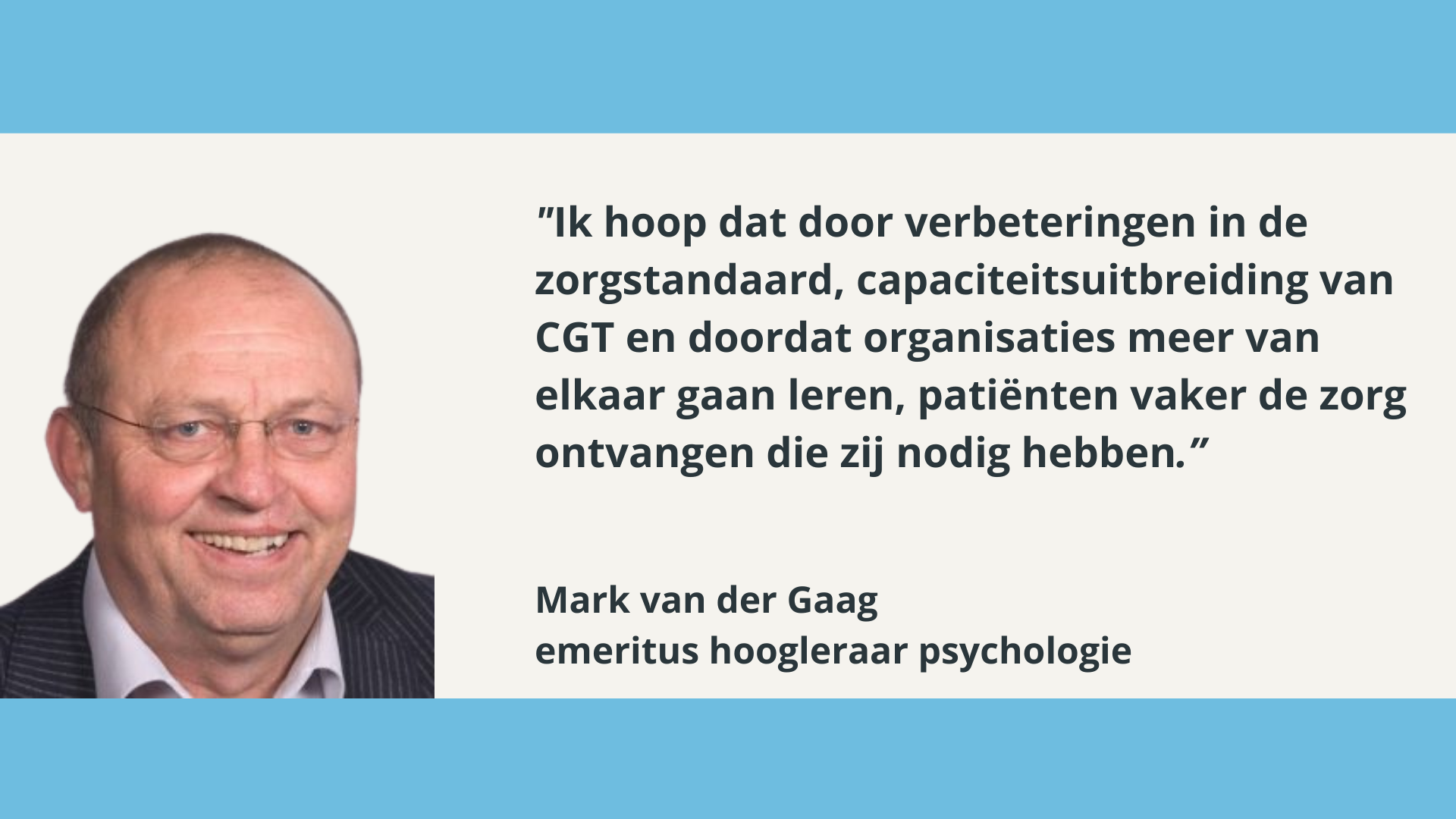 Visie Mark van der Gaag op uitkomsten onderzoek zorgstandaard psychose ...